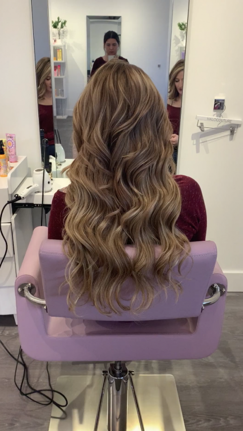 Halo Hair Extensions in Rochester NY | Halo Couture | Blowout Studio